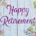 Jumbo Retirement Greeting Card From Us 8.5 X 11 Inch With - Etsy
