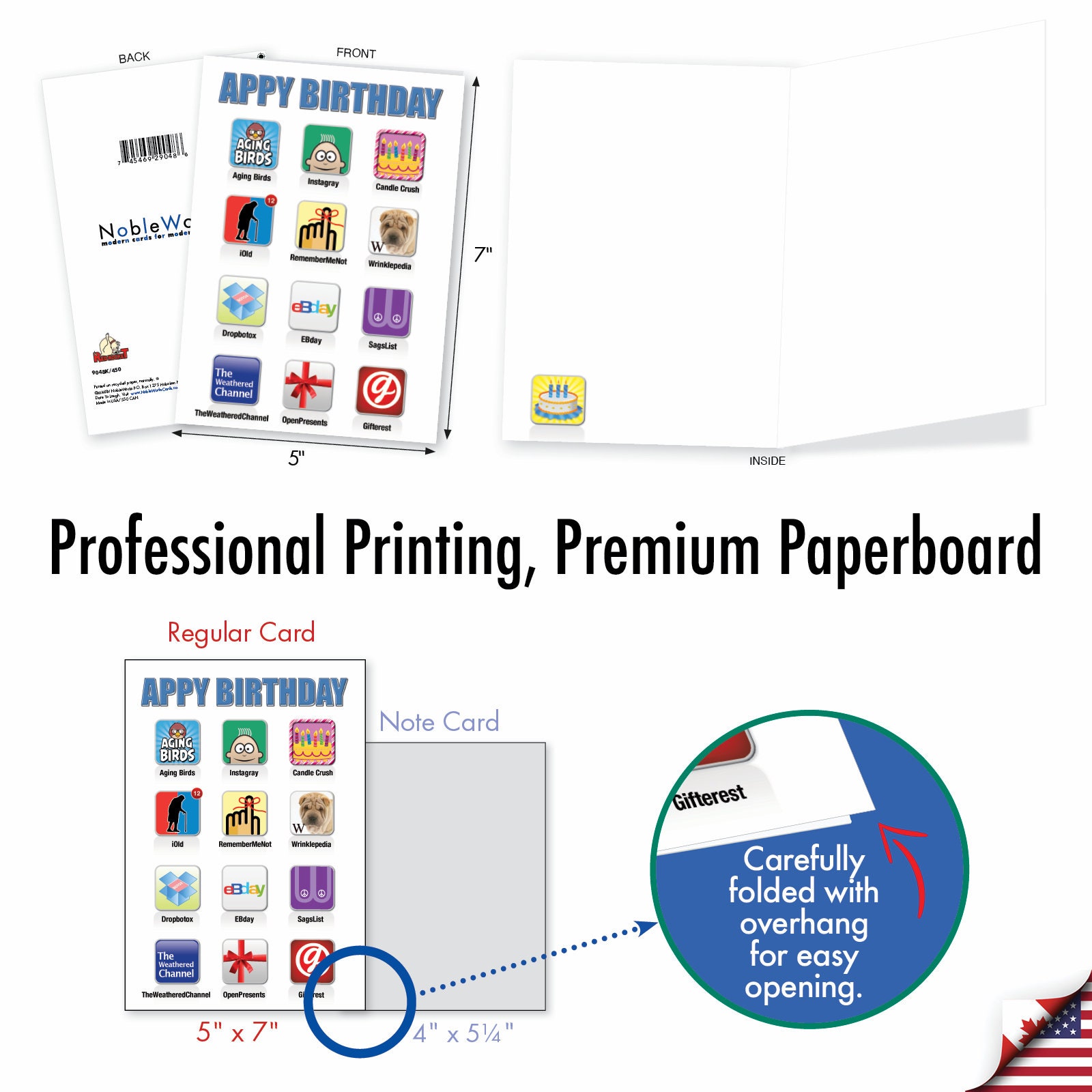 Funny Blank All Occasions Paper Card With Envelope (1 Card) Blank All ...
