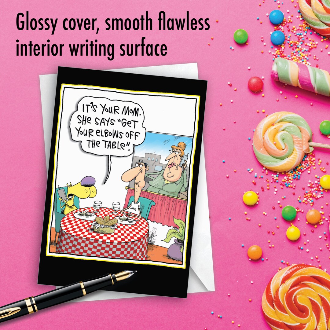 Mommy Stalker Birthday Mother- Funny Birthday Card With Envelope for ...