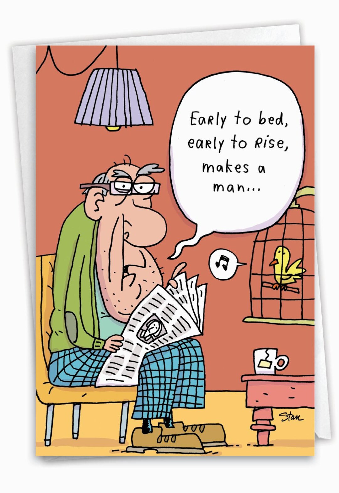 Funny 50th Birthday Milestone Greeting Card With 5 X 7 Inch Envelope (1 ...