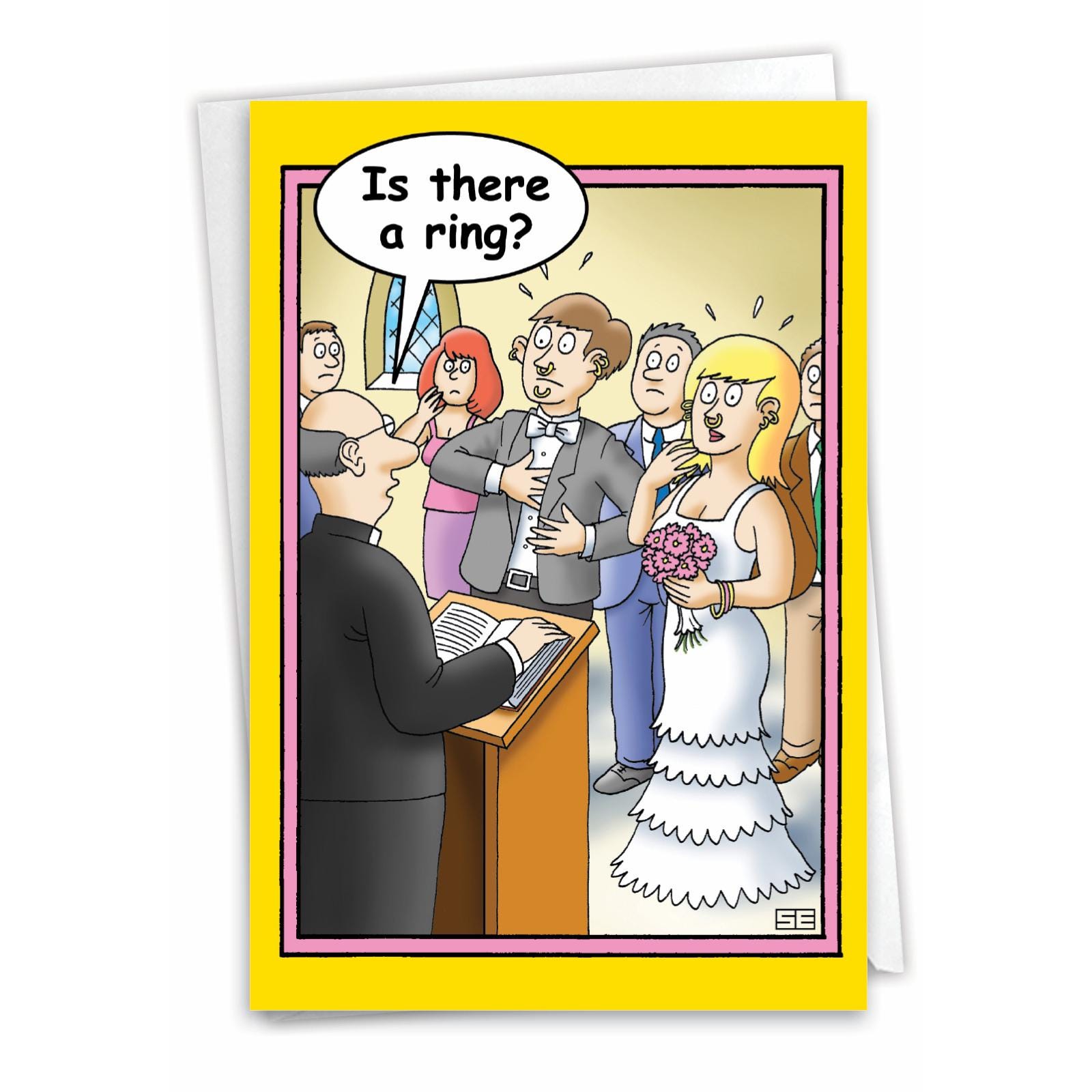 Funny Congratulations Greeting Card With Envelope - Congats, Good Luck ...