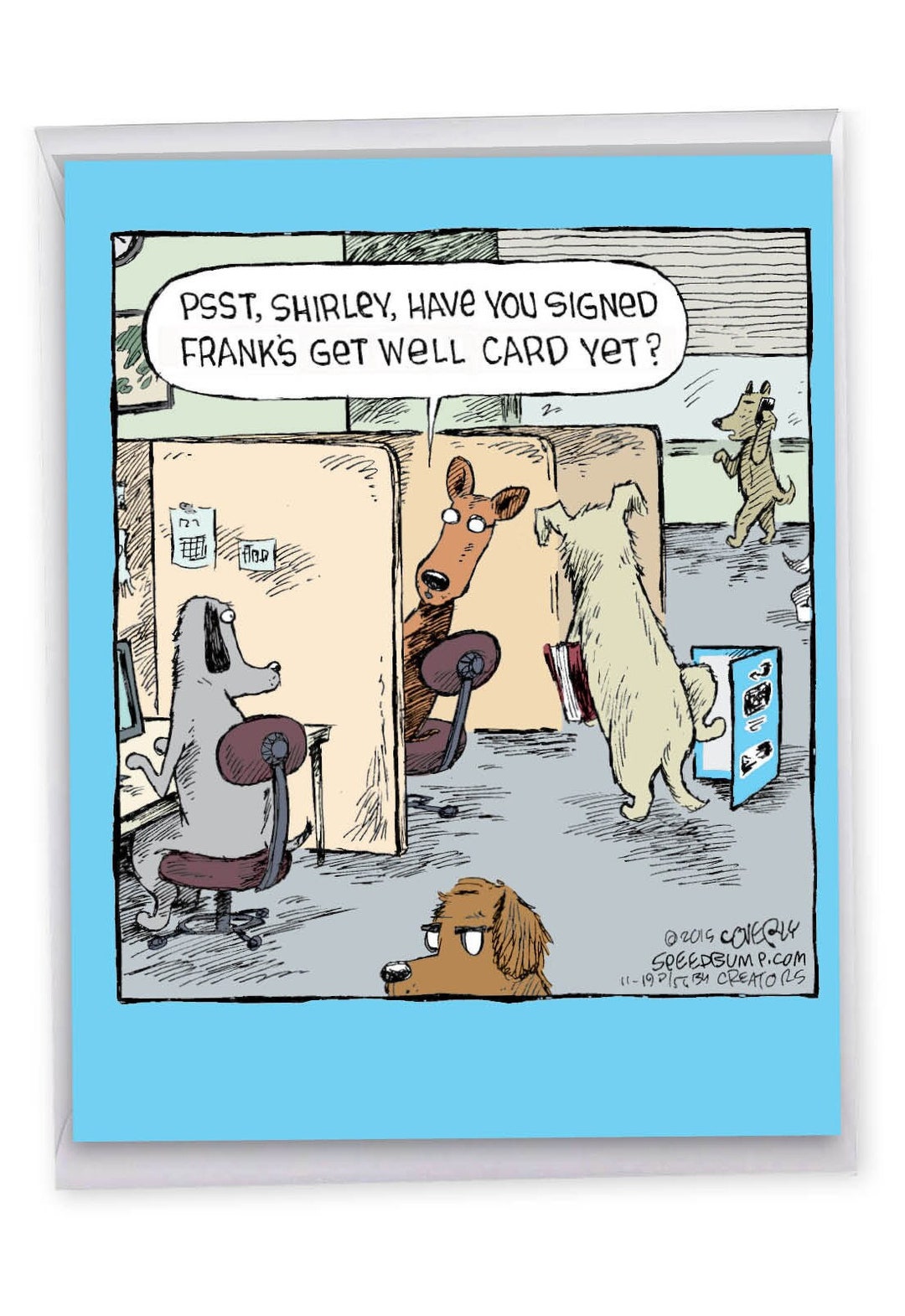Jumbo Funny Get Well Greeting Card From Us 8.5 X 11 Inch With Envelope ...