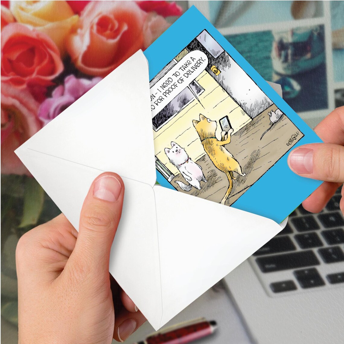 Funny Birthday Greeting Card With Envelope (1 Card) Bday Proof of ...