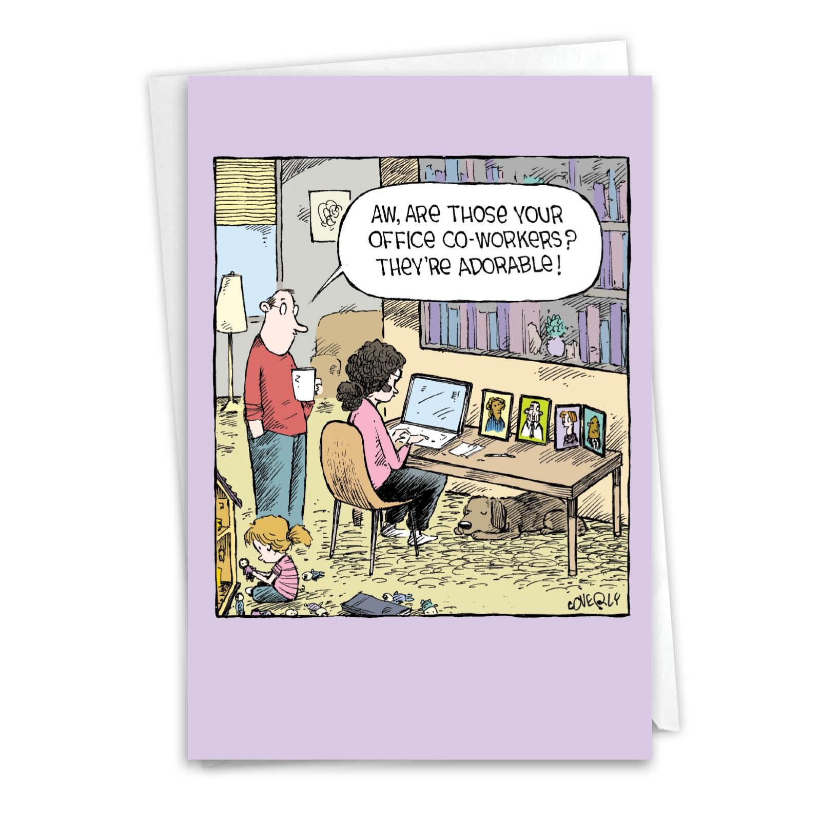 Funny Administrative Professionals Day Greeting Card With Envelope (1 ...