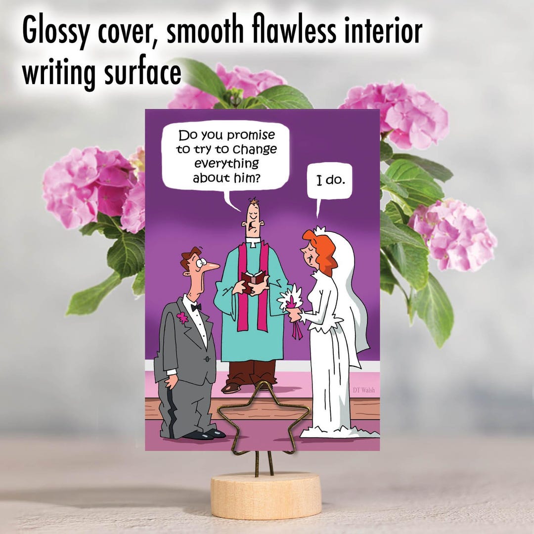 Funny Wedding Congratulations Greeting Card W/ Envelope (1 Card ...