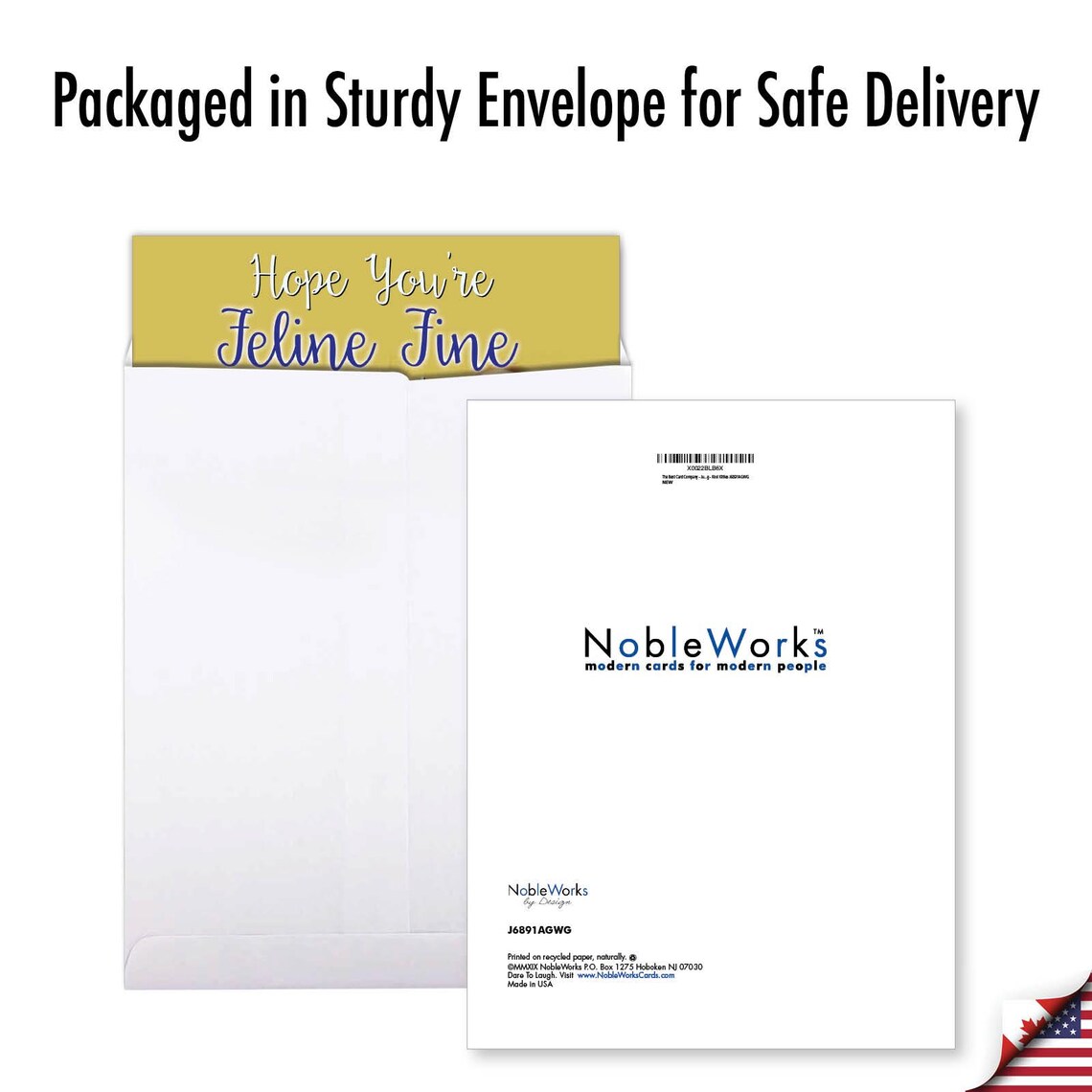 The Best Card Company Jumbo Get Well Greeting Card 8.5x11 Inch With ...
