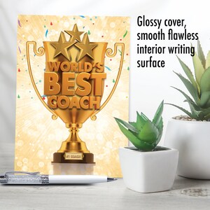 Funny Thank You Card (coach) With Envelope (1 Card) World's Best Coach ...