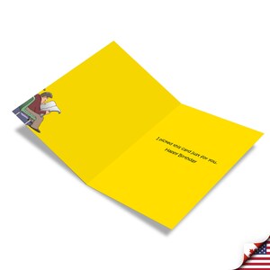 Funny Birthday Greeting Card With Envelope - Bday Pick the Scab , for ...