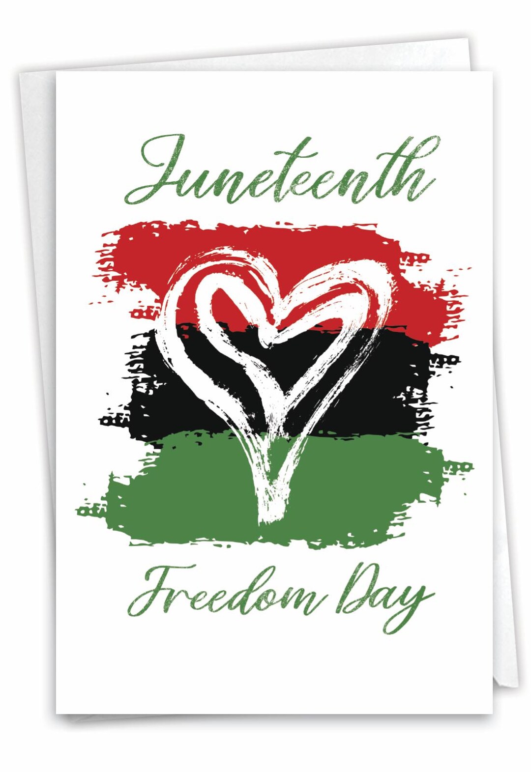 The Best Card Company Juneteenth Greeting Card With 5 X 7 Inch Envelope ...