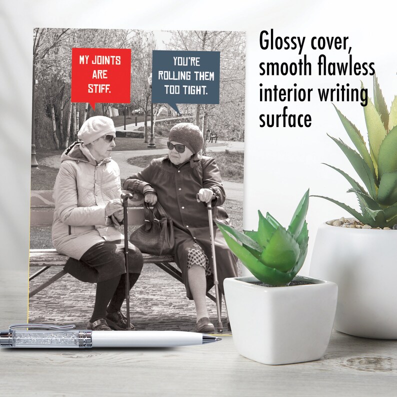 Funny Birthday Greeting Card With Envelope (1 Card) Bday Unlit Stiff ...