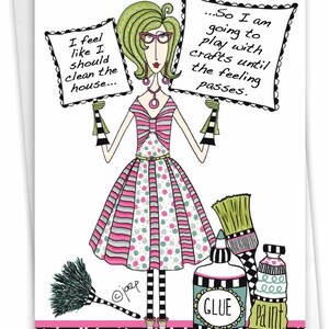Nobleworks Funny Birthday Greeting Card With 5 X 7 Inch Envelope 1 Card ...