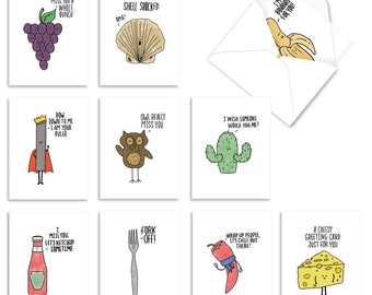 10 Assorted Blank Notecards Packed Set 4 X 5.12 Inch With - Etsy