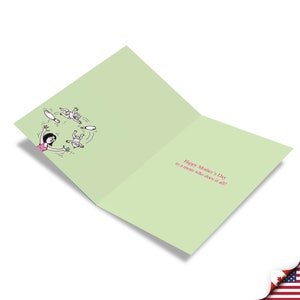 Funny Mother's Day Greeting Card With Envelope - Mom Family Juggler ...