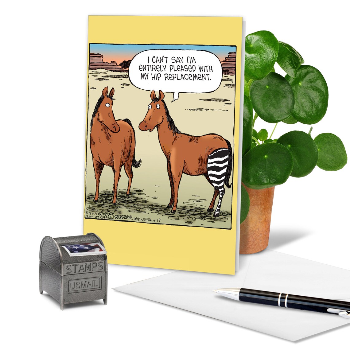 Humorous Get Well Greeting Card With 5 X 7 Inch Envelope 1 - Etsy