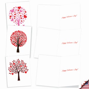 20 Assorted Valentines Day Card Pack (4 X 5.12 Inch) - 10 Designs, 2 ...