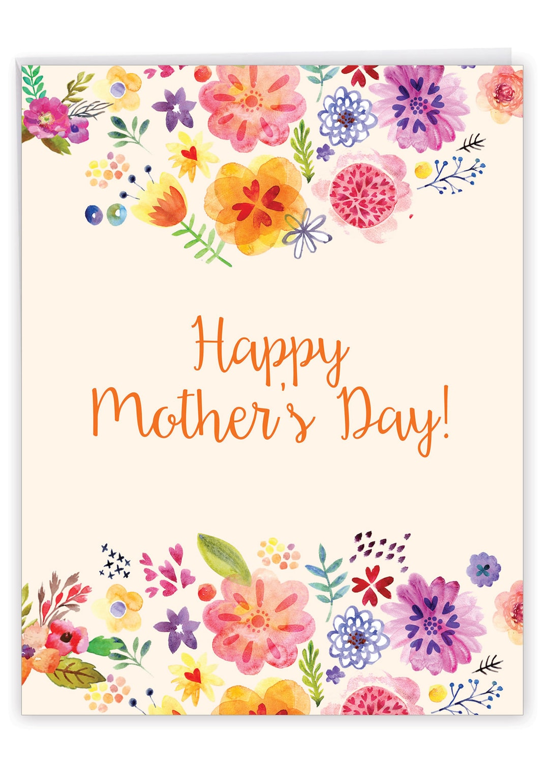 Jumbo Mothers Day Paper Card 8.5 X 11 Inch With Envelope 1 - Etsy