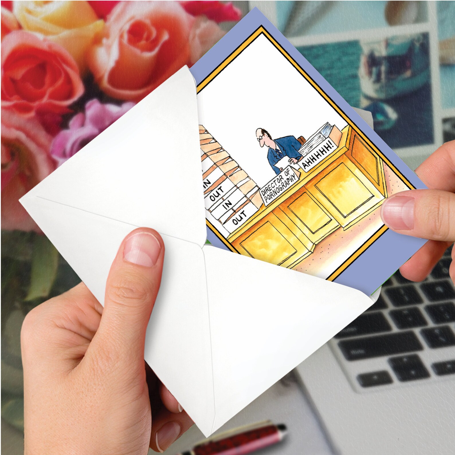 Ahhh Birthday- Funny Birthday Card With Envelope for Him or Her Eco ...