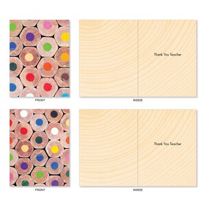 10 Assorted 'pencil Me In' Thank You Teacher Note - Etsy