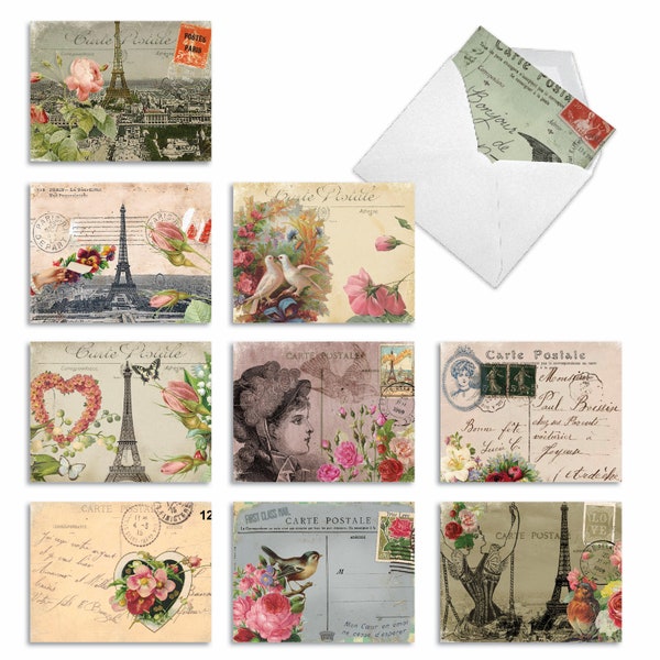 Paris Note Cards - Etsy