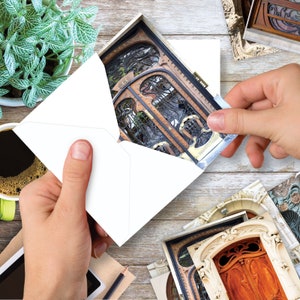 10 Assorted Blank Note Cards Packed Set 4 X 5.12 Inch With - Etsy
