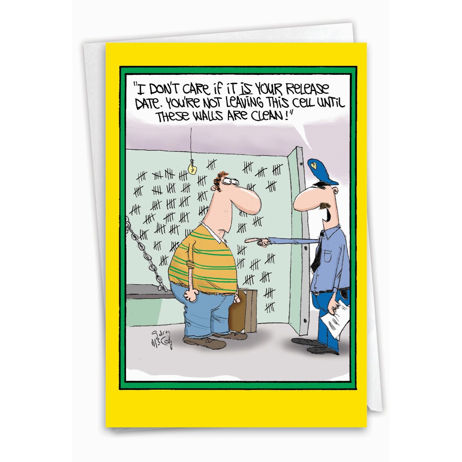 Prison Walls Birthday Mother- Funny Birthday Card With Envelope for Him ...