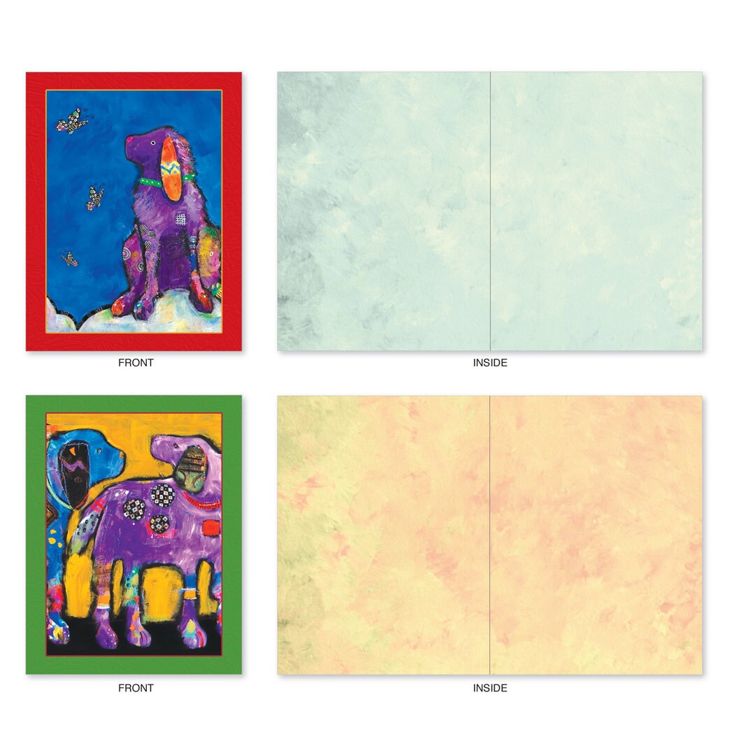 10 Assorted Blank Notecards Packed Set 4 X 5.12 Inch With - Etsy