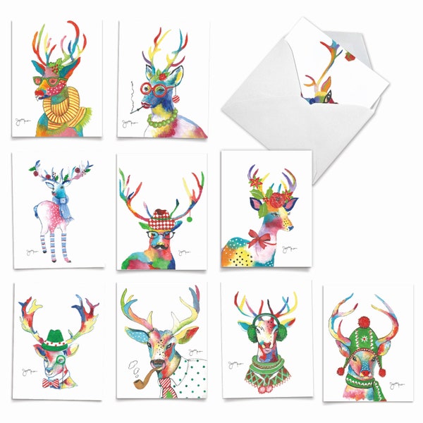 Fancy Reindeer - Etsy