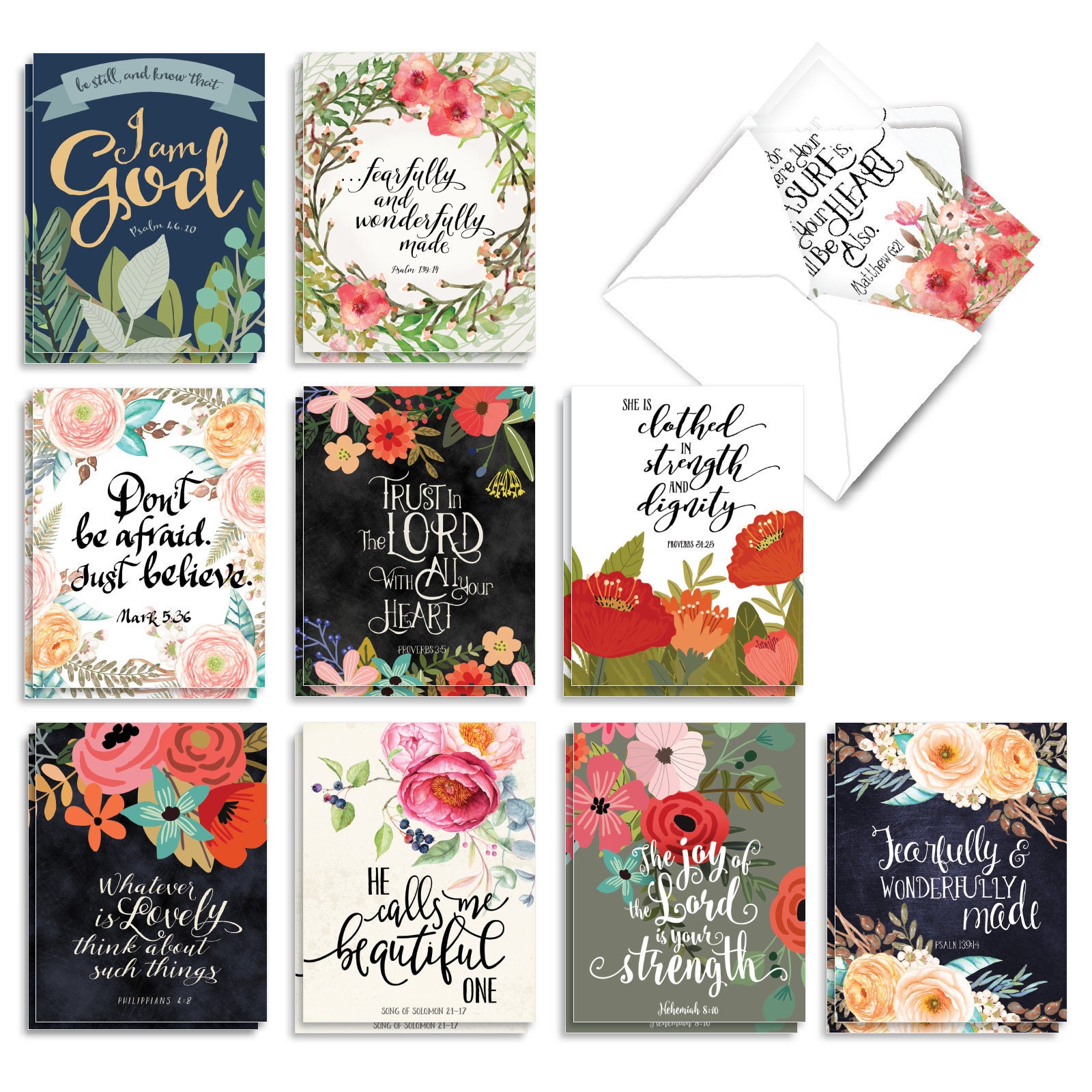 20 Assorted Blank Notecards Bulk Bulk Pack 4 X 5.12 Inch With - Etsy