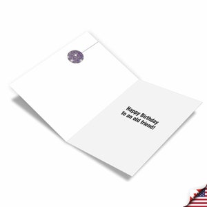 Funny Birthday Paper Card With Envelope (1 Card) Bday Old Fast, for Him ...