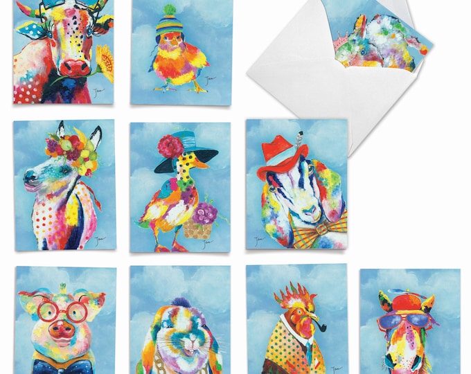 Funny Christmas Paper Card W/ Envelope 1 Card Merry Christmas Holiday ...