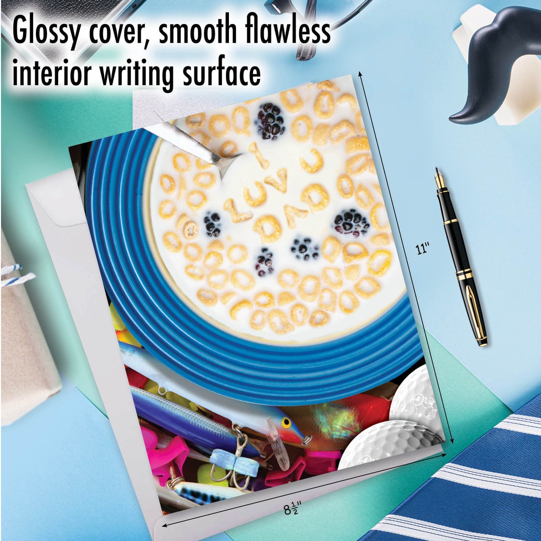 Jumbo Father's Day Greeting Card 8.5 X 11 Inch With Envelope (1 Pack ...