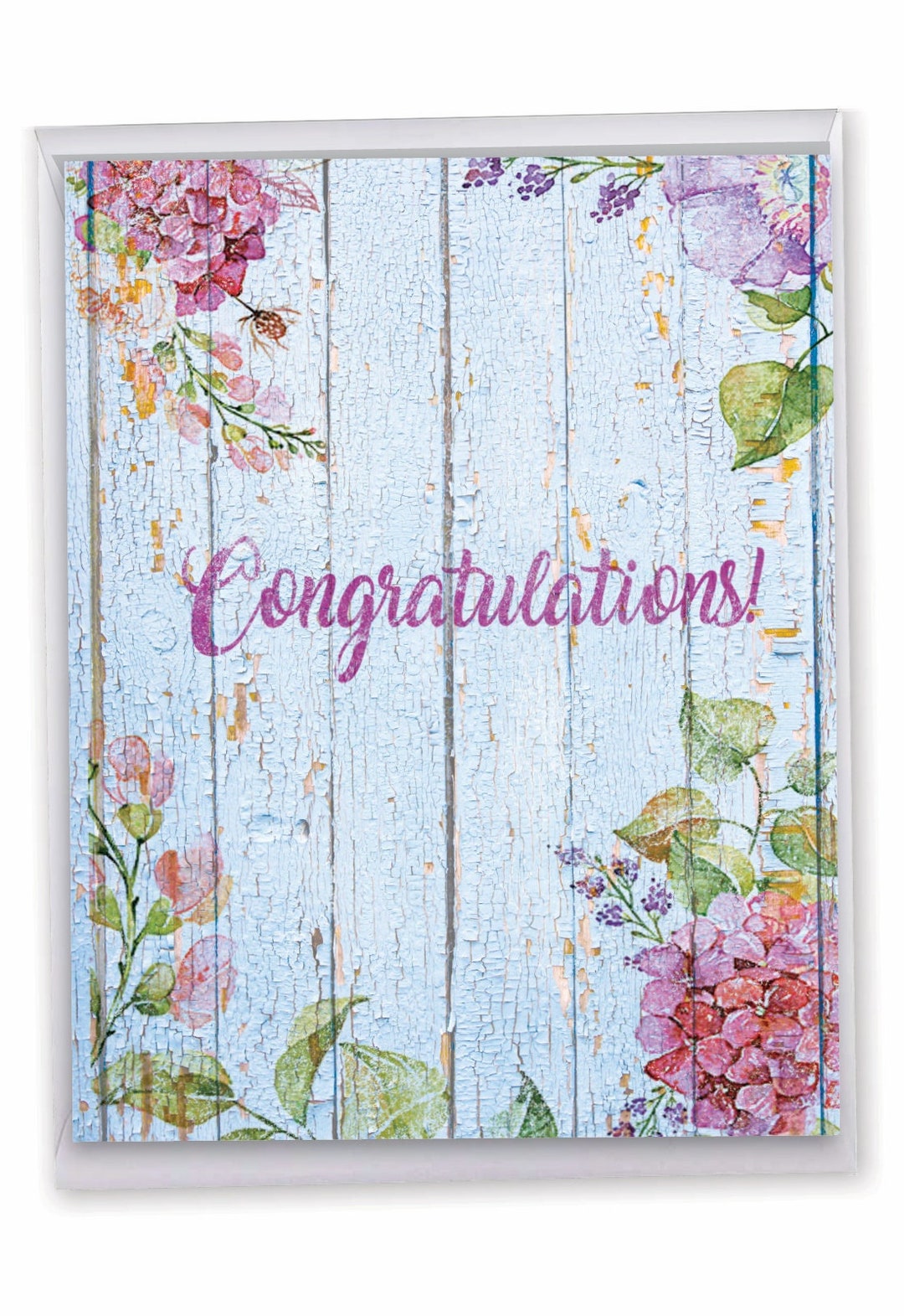 Jumbo Congratulations Paper Card 8.5 X 11 Inch W/ Envelope (1 Pack ...