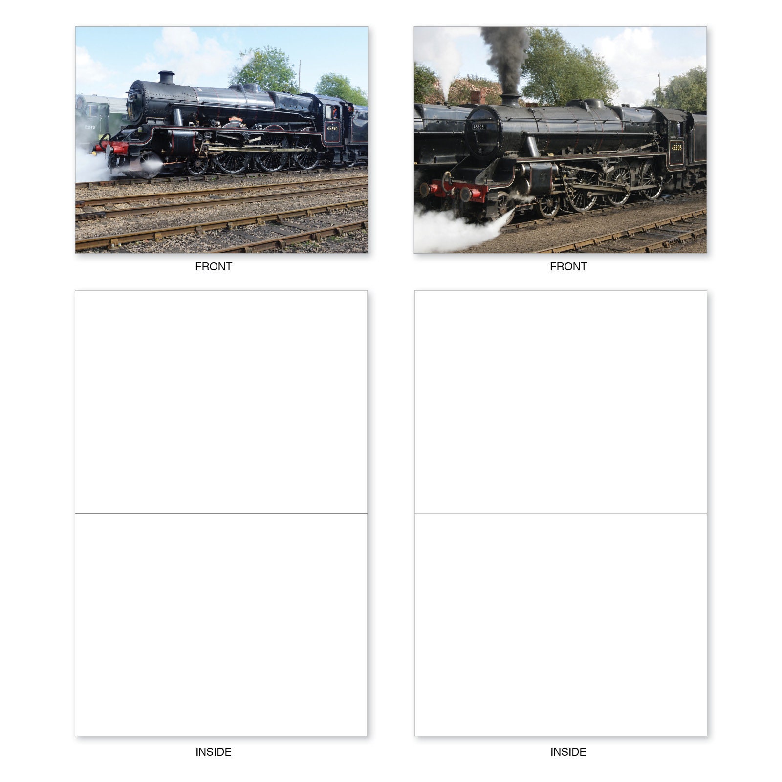 10 Assorted Blank Note Cards Bulk Pack Set 4 X 5.12 Inch With - Etsy