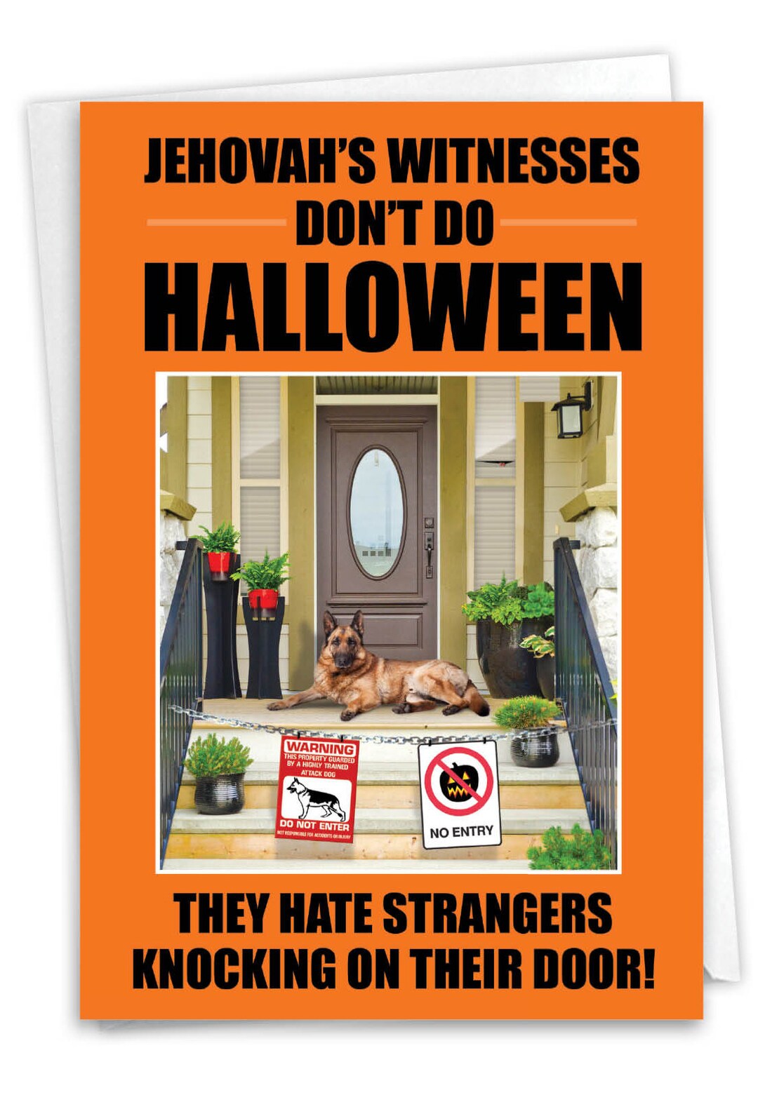 Jehovah's Witness Halloween Funny Spooky Season Card With Envelope for ...