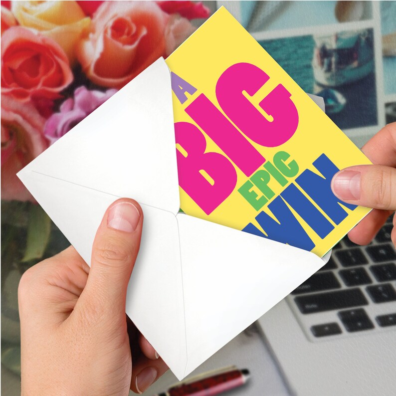 Congratulations Paper Card W/ Envelope (1 Card) Congats, Good Luck Big ...