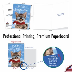 Funny Bon Voyage Greeting Card W/ Envelope (1 Card) Farewell, Good Luck ...