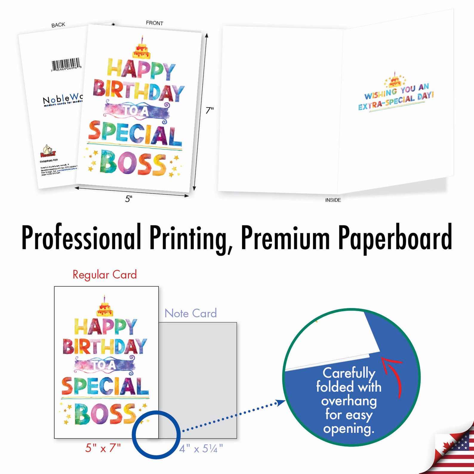 Funny Birthday Greeting Card boss With Envelope 1 Card Bday Special ...