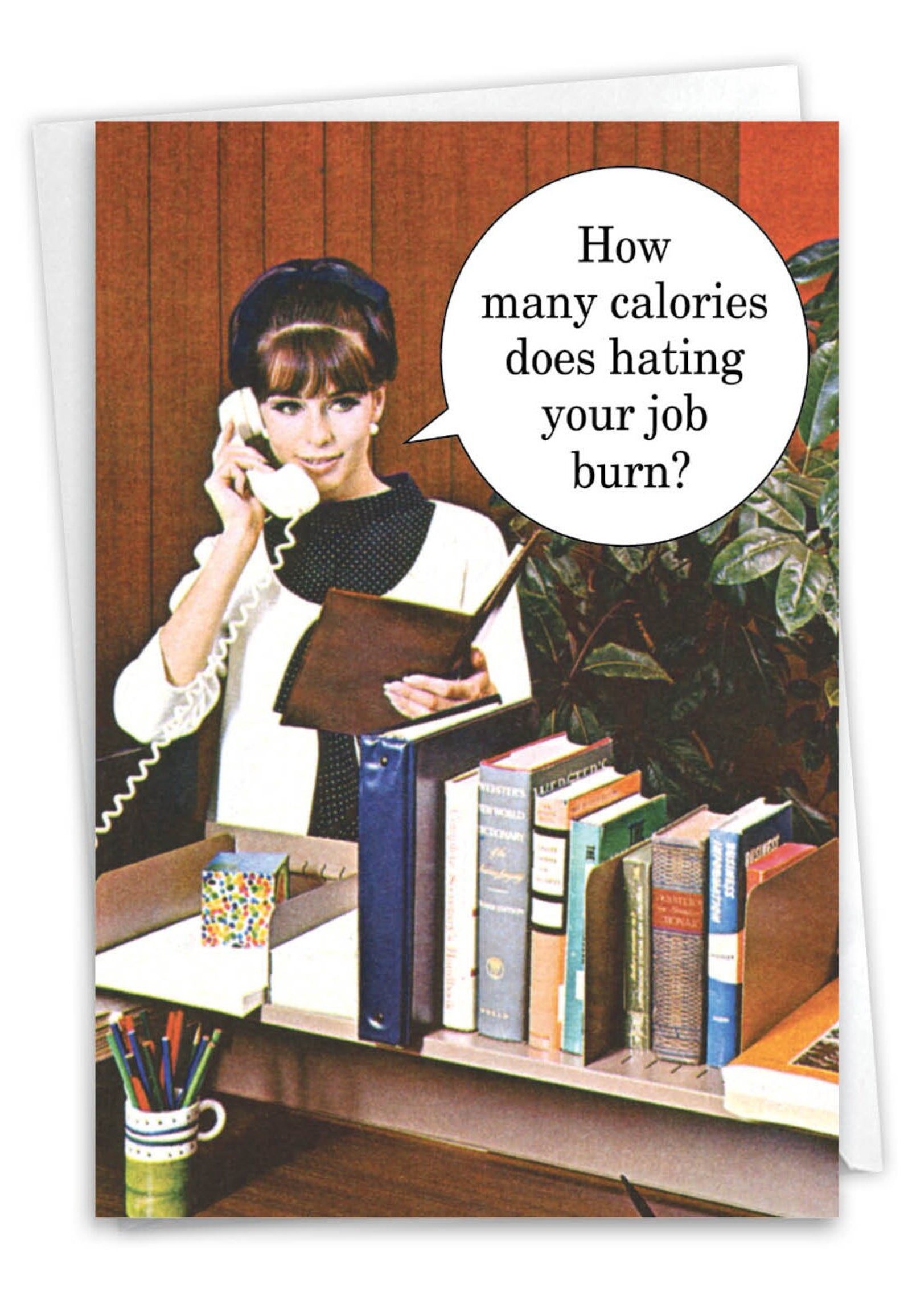 Funny Administrative Professionals Day Greeting Card With Envelope (1 ...