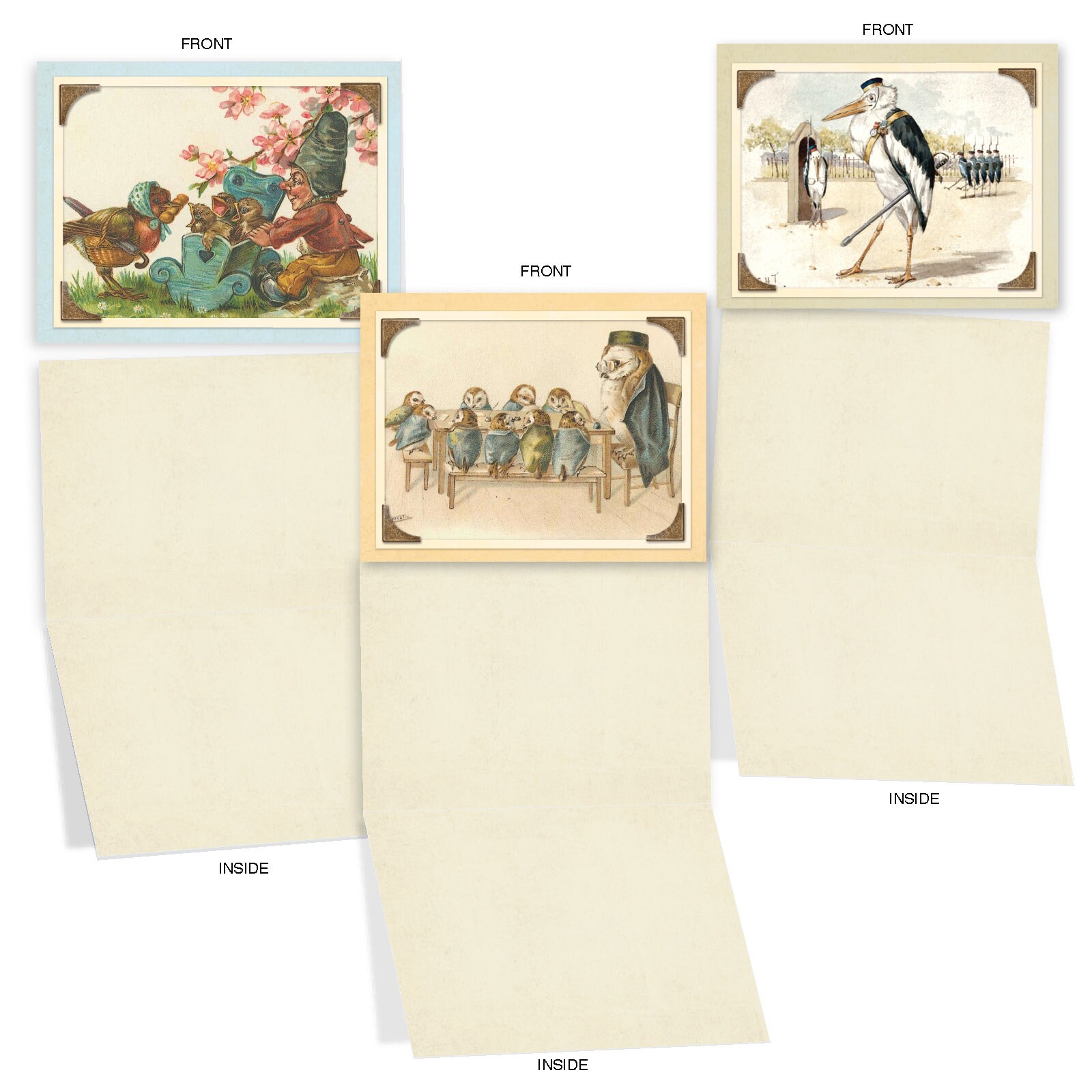 10 Assorted Blank Note Cards Pack Set 4 X 5.12 Inch With - Etsy