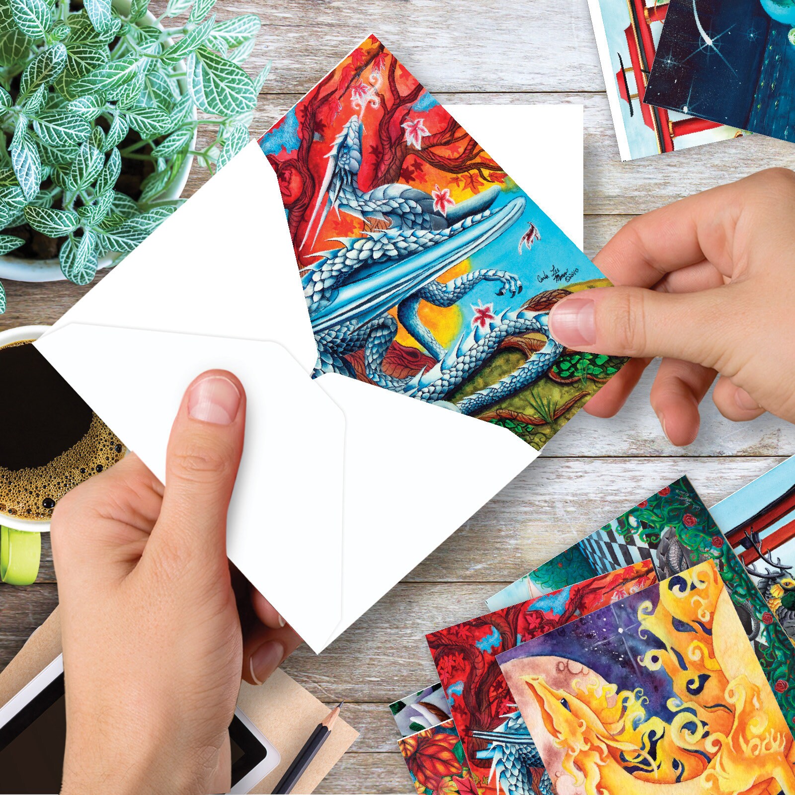 10 Assorted Blank Notecards Bulk Pack 4 X 5.12 Inch With - Etsy