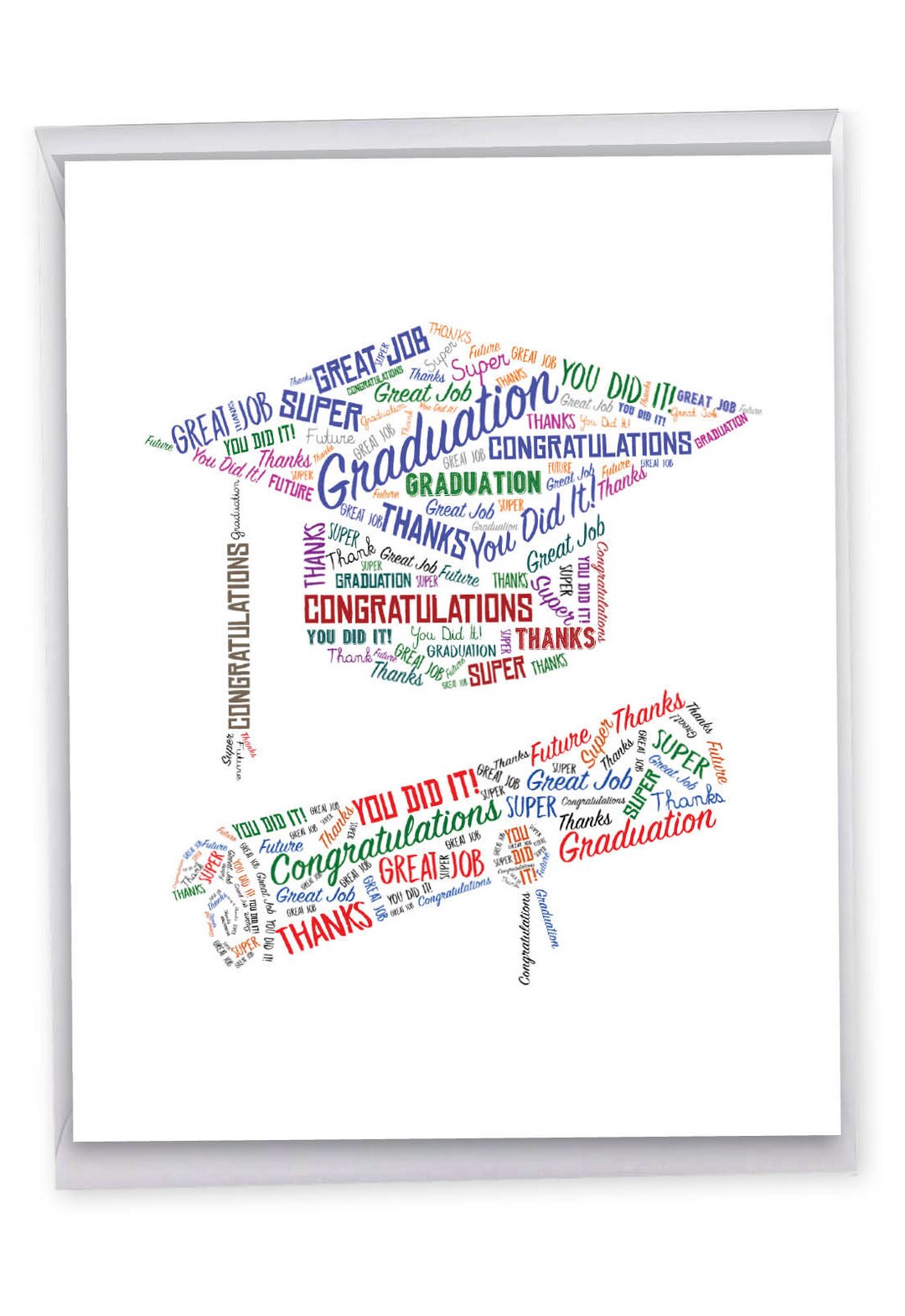 Extra Large Graduation Greeting Card 8.5 X 11 Inch W/ Envelope (1 Pack ...