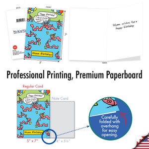 Worm Birthday S Funny Birthday Card With Envelope for Him or Her Eco ...