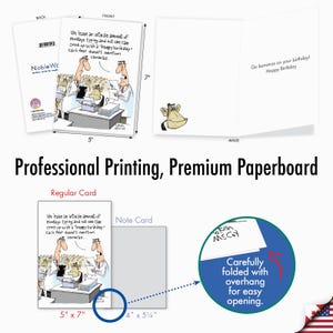 Funny Birthday Paper Greeting Card With Envelope (1 Card) Bday Typing ...