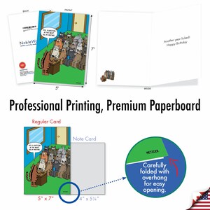 Pack of 3 Funny Birthday Greeting Cards With Envelopes (1 Design, 3 ...