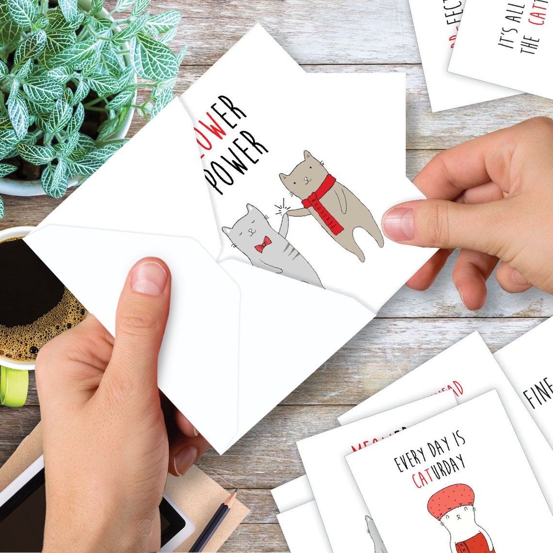 20 Assorted Blank Notecards Bulk Pack 4 X 5.12 Inch With - Etsy