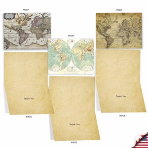 10 Assorted Thank You Notecards Packed Set 4 X 5.12 Inch With Envelopes ...