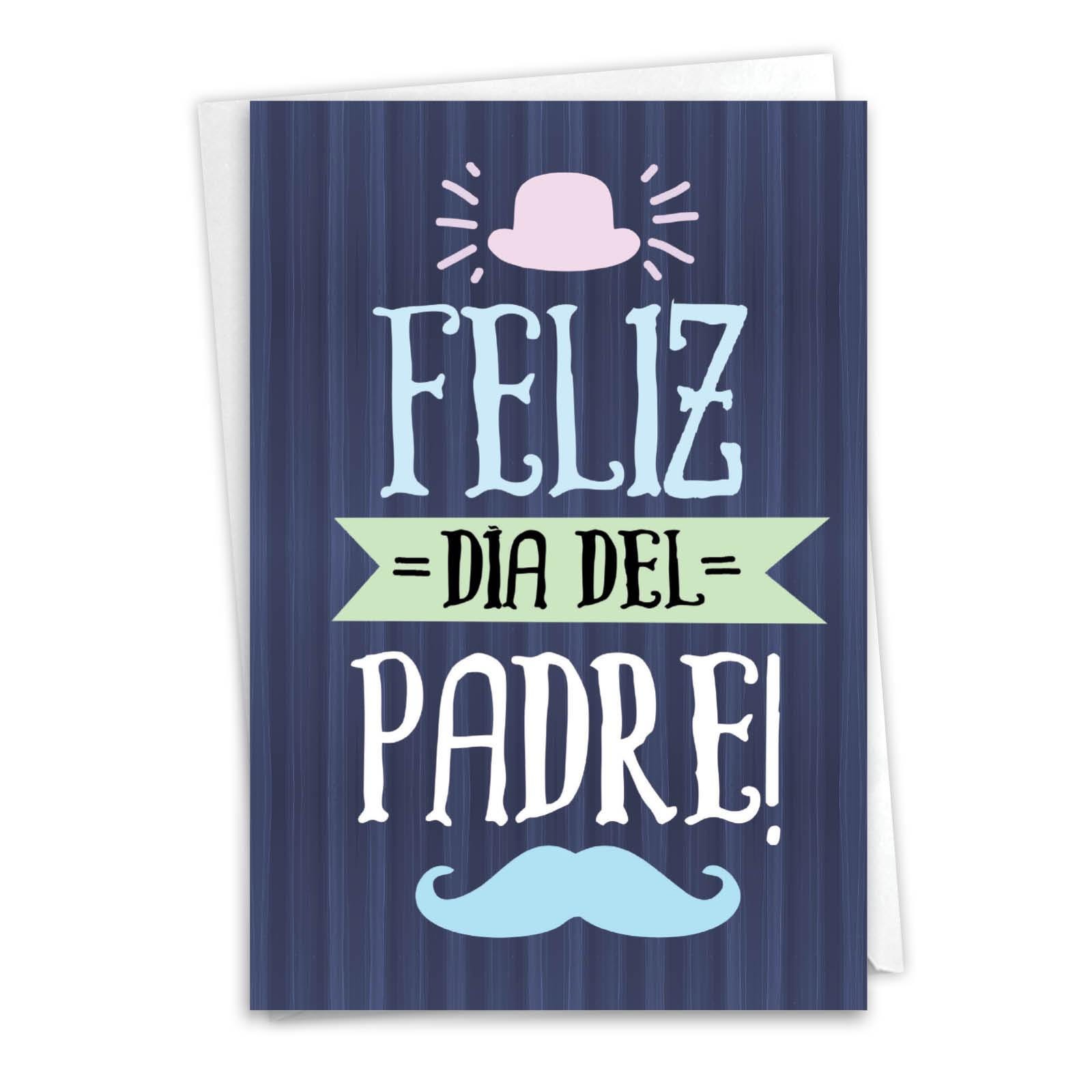 Spanish Father's Day Greeting Card With 5 X 7 Inch Envelope (1 Card ...