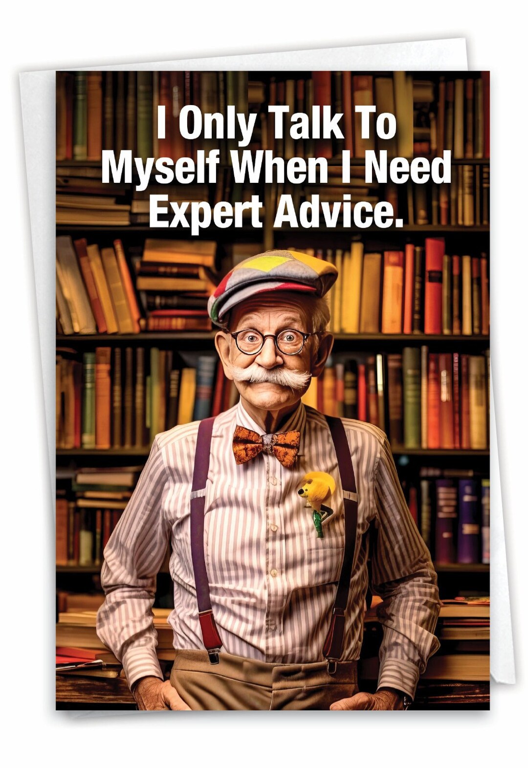 Funny Belated Birthday Greeting Card With Envelope (1 Card) Talk to Myself, for Him for Her - Etsy