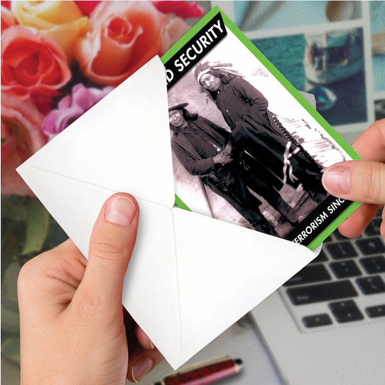 Funny Birthday Greeting Card With Envelope - Bday Homeland Security ...