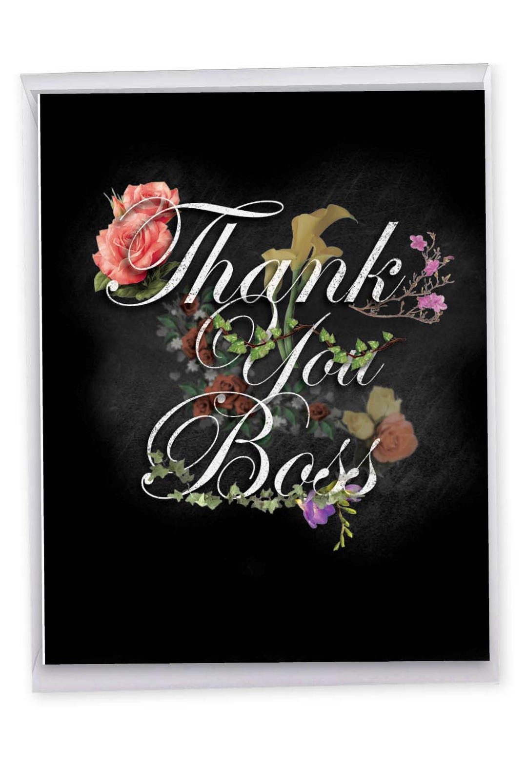 Jumbo Boss Thank You Greeting Card 8.5 X 11 Inch With Envelope (1 Pack ...